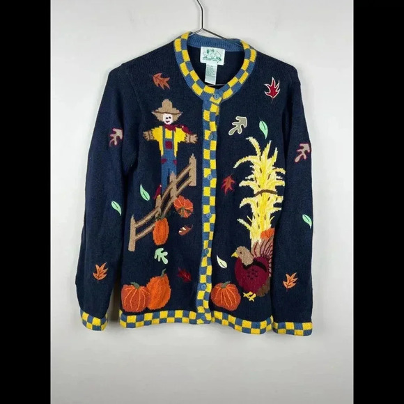 Quacker Factory | Sweaters | Quaker Factory Vintage Holiday Button ...